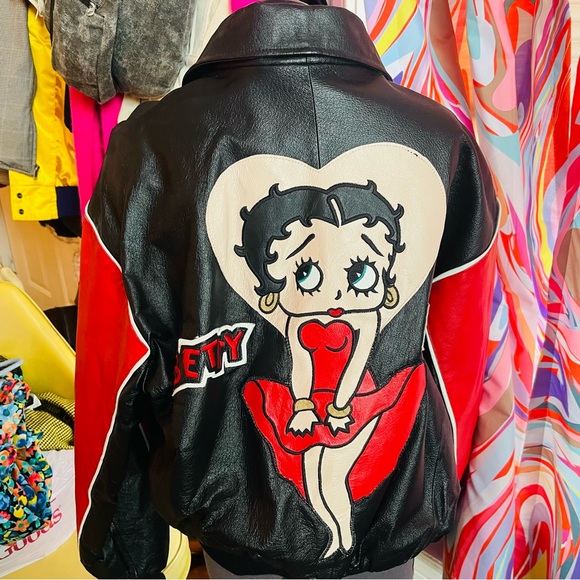 Vintage | Jackets & Coats | Vintage Betty Boop Bomber Jacket | Poshmark